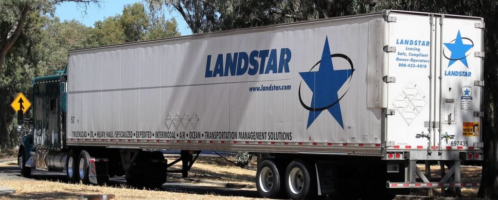 F-222 – Landstar 53′ Dry Van Trailers – Highball Graphics