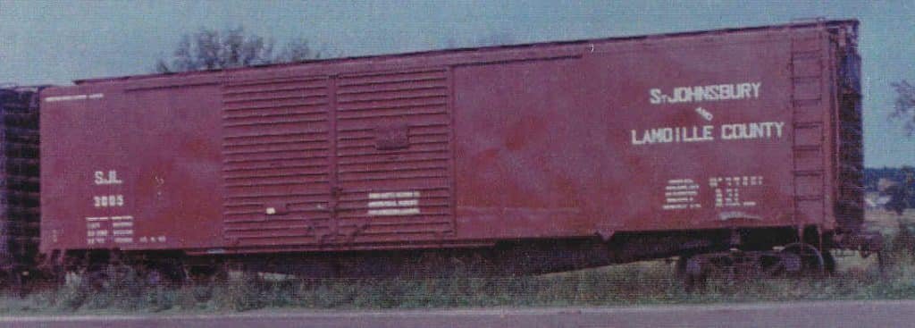 F-305 – St. Johnsbury & Lamoille County Early Boxcars – Highball Graphics