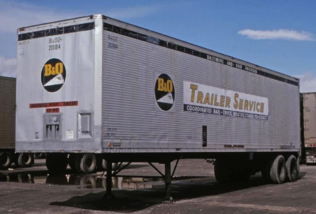 F-469 – B&O and C&O Piggyback Trailers “Trailer Service” Logo ...